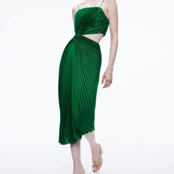 Alice + Olivia | Dresses | Alice Olivia Fayeth Cut Out Asymmetrical Hem ...